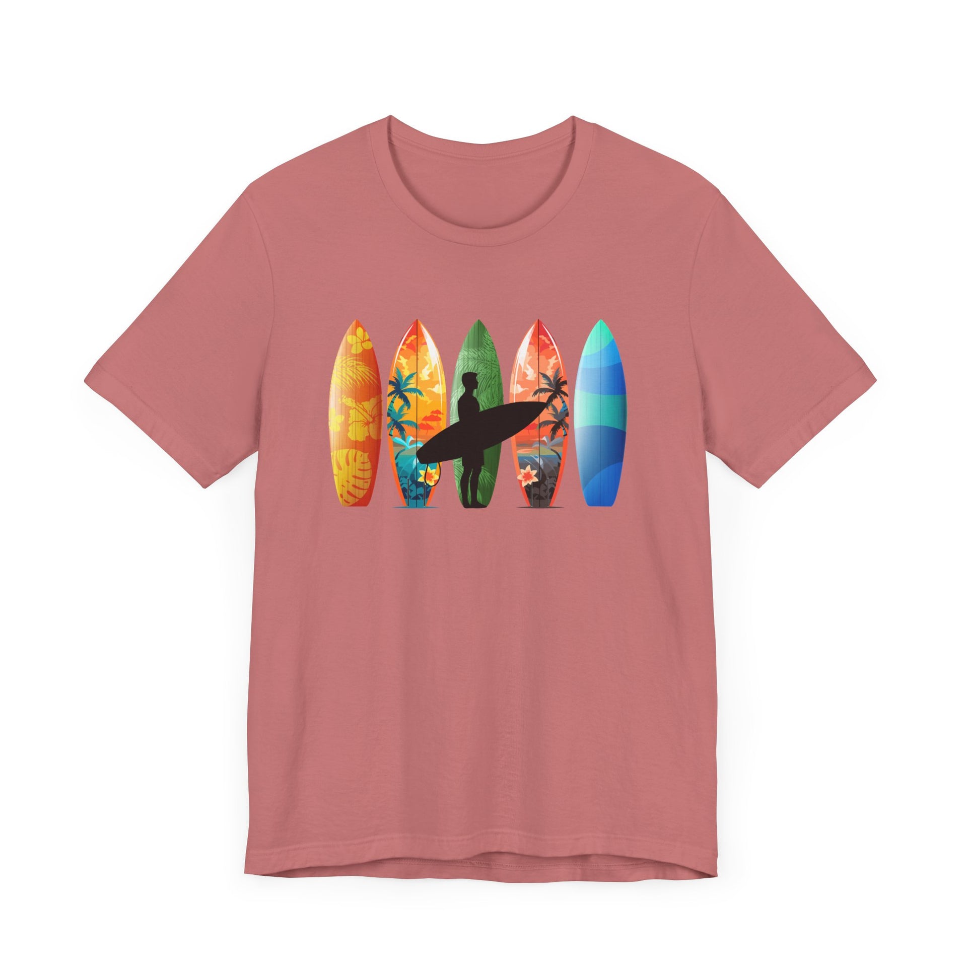 Surfboard Graphic Tee – Ride the Waves in Style – T&L Apparel Store