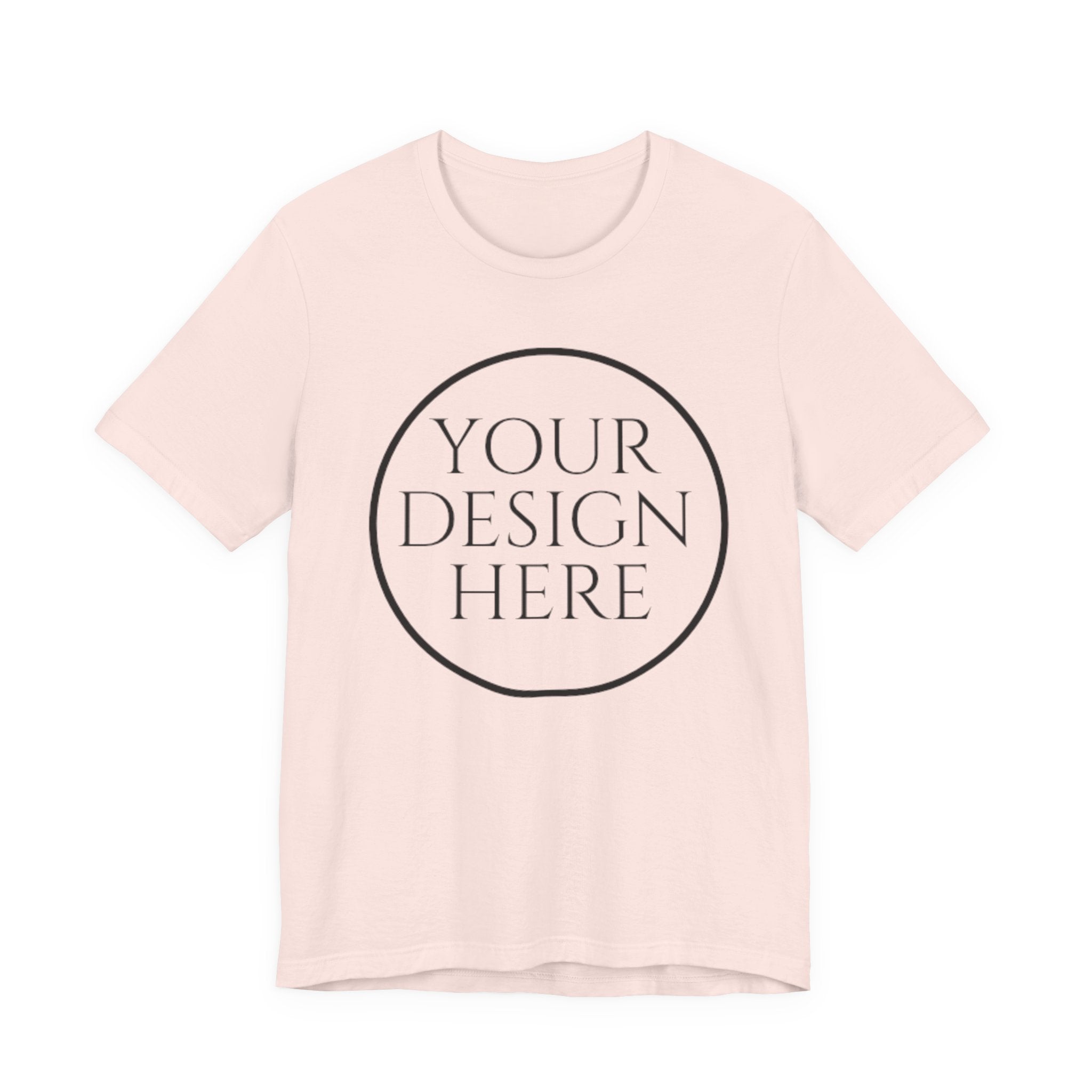 Custom Bella + Canvas 3001 Jersey Tee – Personalized Modern Style & Co ...