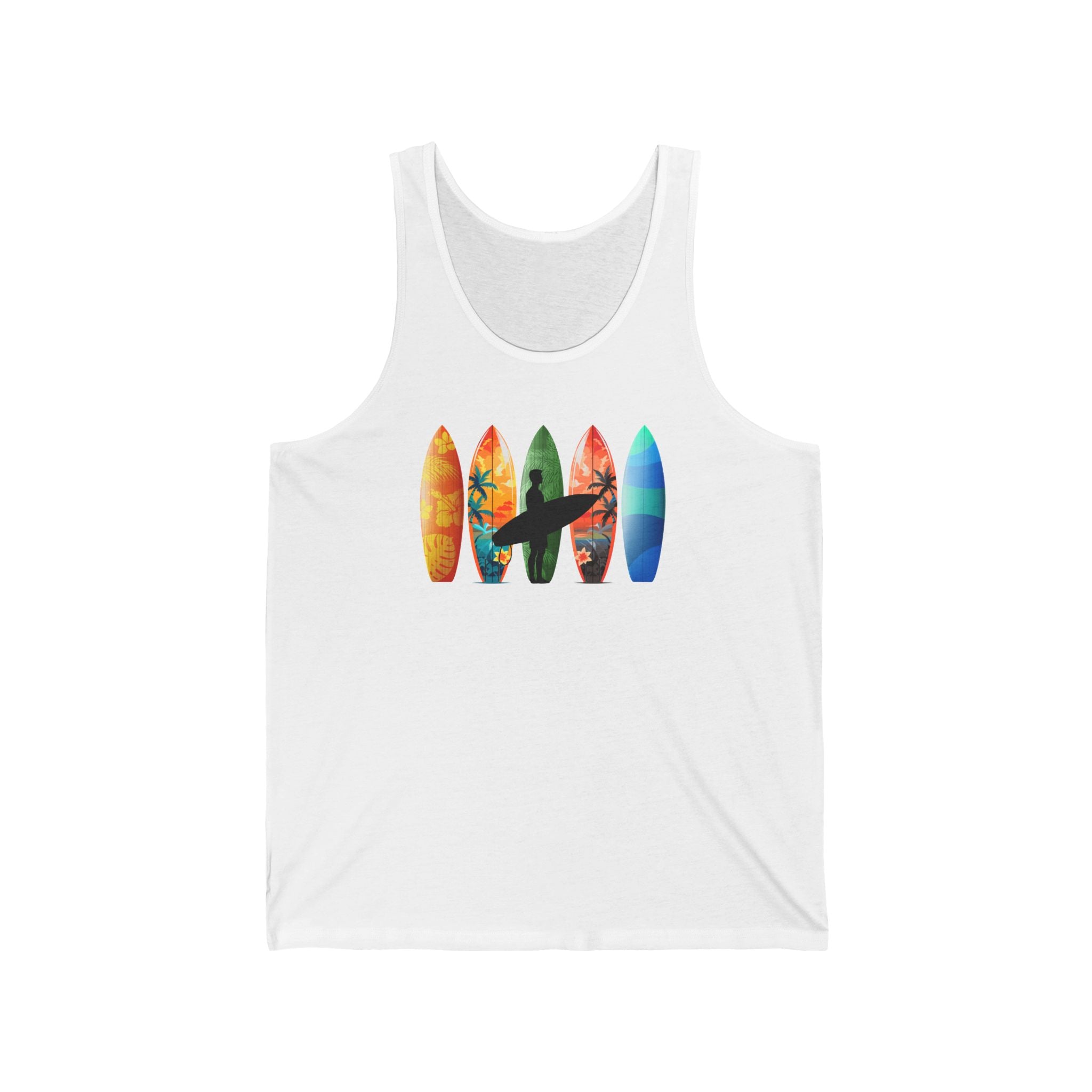 Surfboard Vibe Tank Top | Ride the Waves in Comfort – T&L Apparel Store