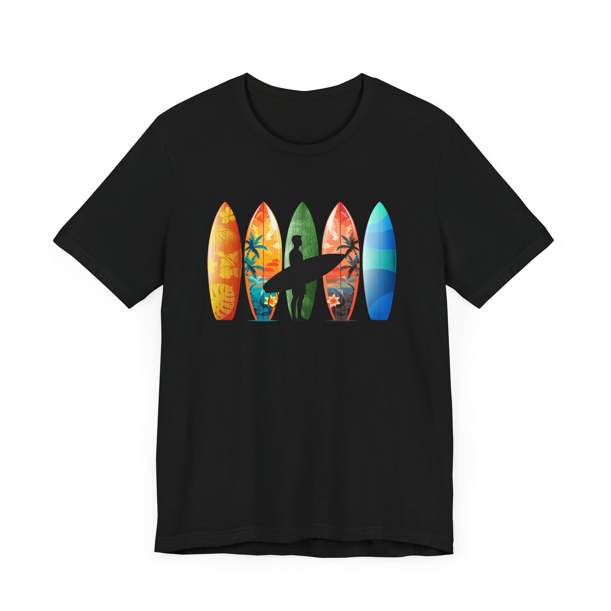 Surfboard Graphic Tee – Ride the Waves in Style – T&L Apparel Store